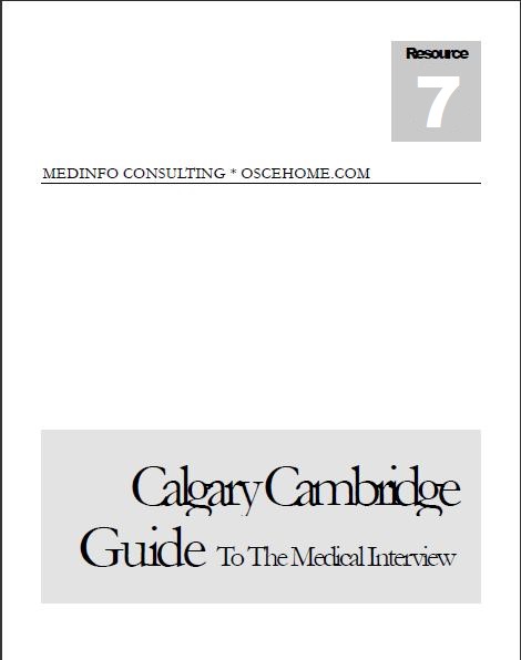 OSCEhome Cinical Skills Assessment Medical OSCE Exam Objective ...